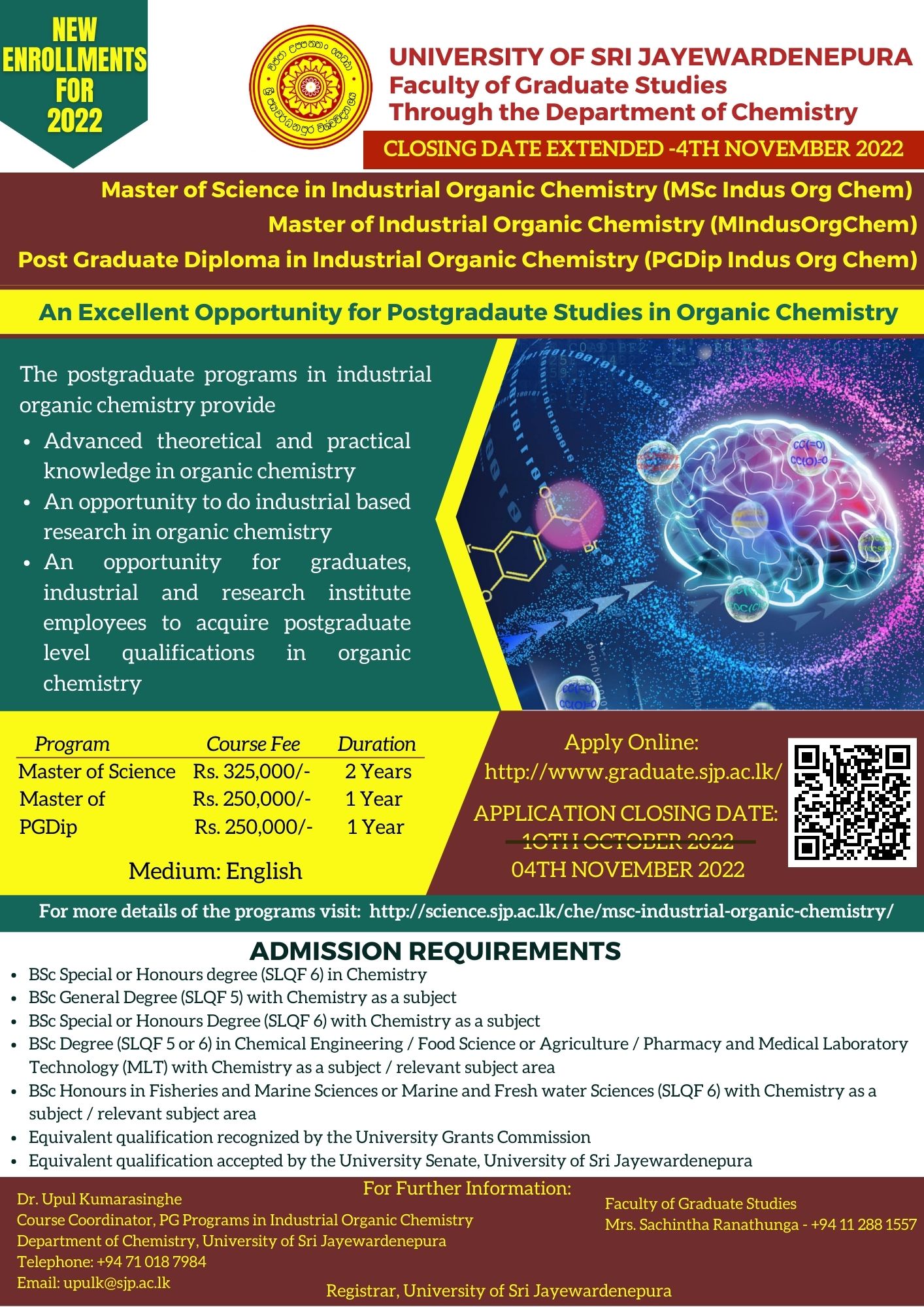 Industrial Organic Chemistry – 2022 – Faculty of Graduate Studies ...
